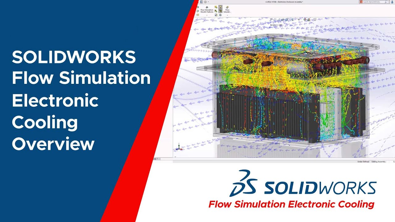 SOLIDWORKS Flow Simulation Electronics Cooling - YouTube