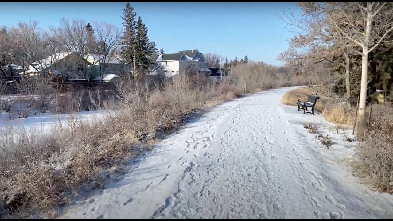 Walking in Regina: March 27, 2021, Spring Snow - YouTube