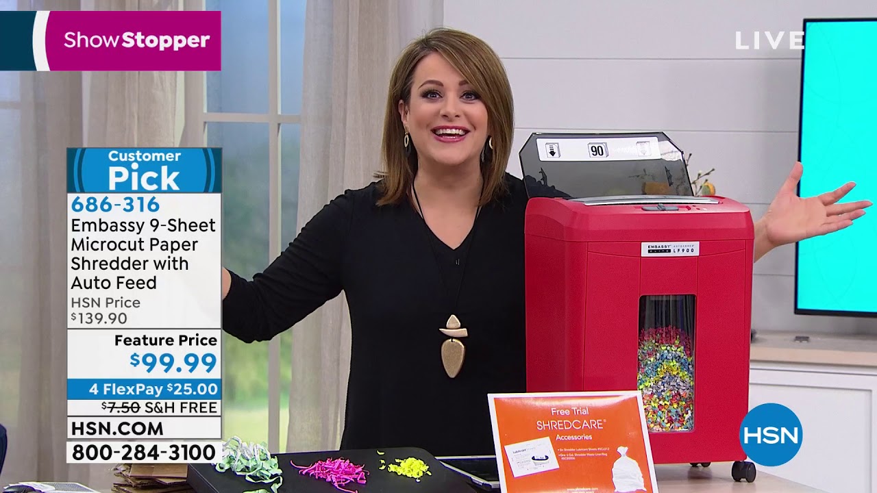 Embassy 9Sheet Microcut Paper Shredder With Auto Feed YouTube embassy-9sheet-microcut-paper-shredder-with-auto-feed-youtube