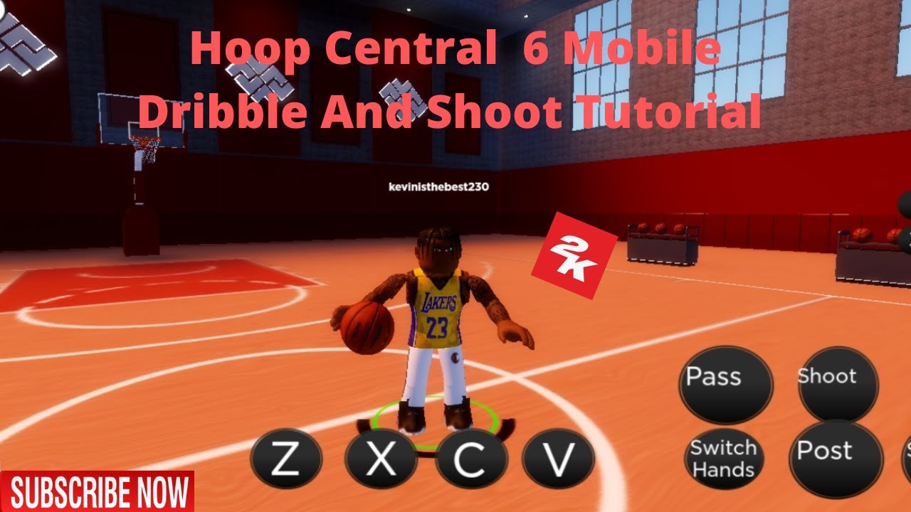 Hoop Central 6 - Mobile Dribble and shoot Tutorial - YouTube