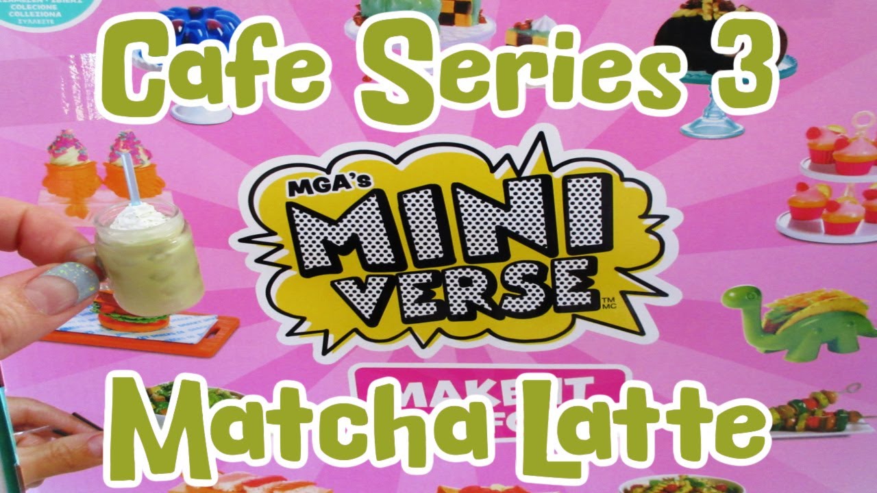 Miniverse Cafe Series 3 Matcha Latte!! - YouTube