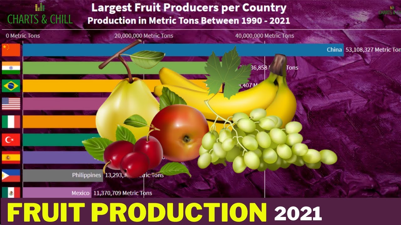 Largest Fruit Producing Countries (2021) - YouTube
