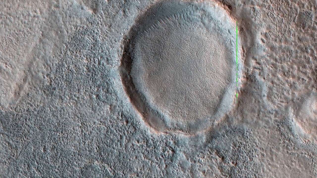 Mars: Disrupted Sediments in Acidalia Planitia - YouTube