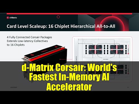 d-Matrix Corsair: World's Fastest In-Memory AI Accelerator | Hot Chips 2025 Overview