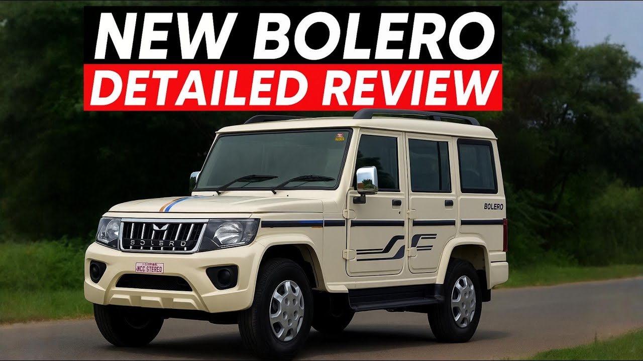 “New Mahindra Bolero 2025 🔥 Full Detailed Review | Mileage, Features ...