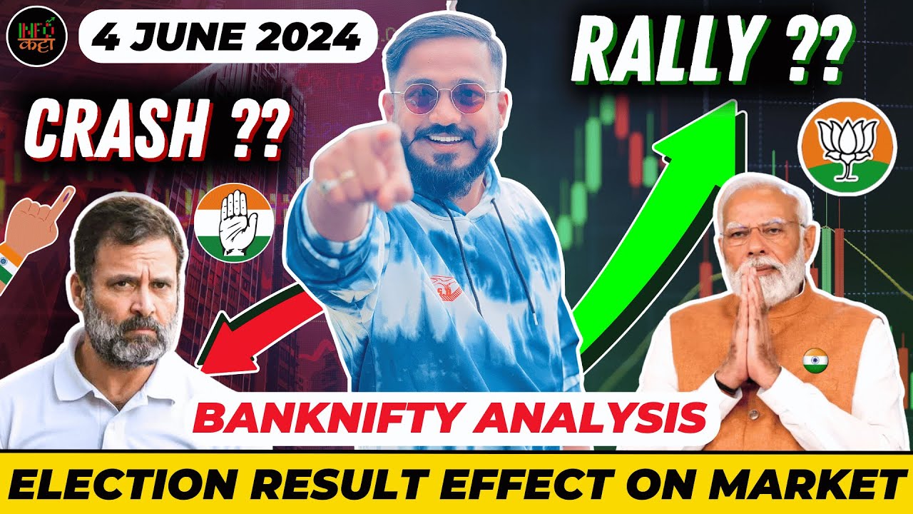 BANKNIFTY ANALYSIS FOR TOMORROW 4TH JUNE | ELECTION RESULTS EFFECT ON ...