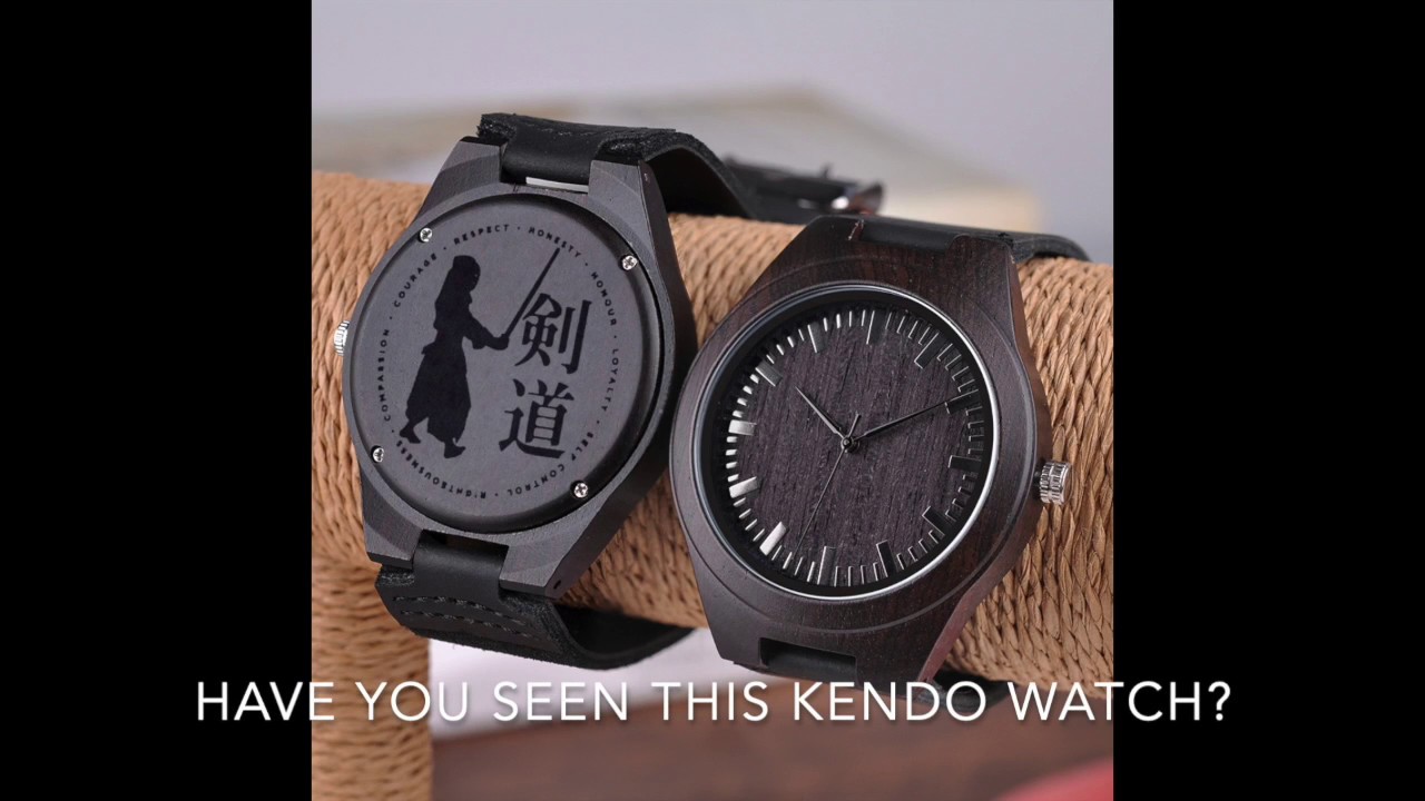2018 Kendo Custom Made Wooden Watch - YouTube
