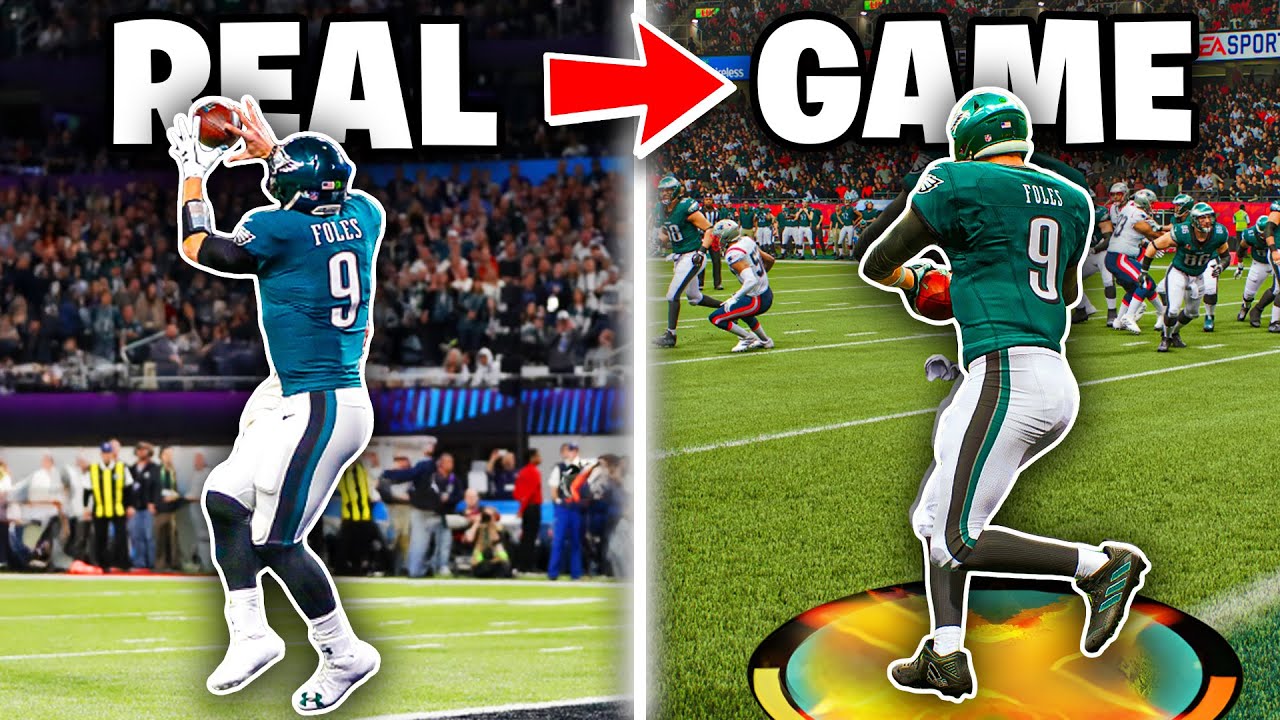 Recreating ICONIC Super Bowl Touchdowns! - YouTube