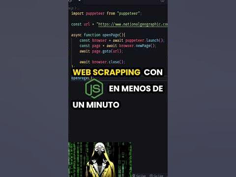 Cómo hacer WEB SCRAPPING con Node JS - YouTube