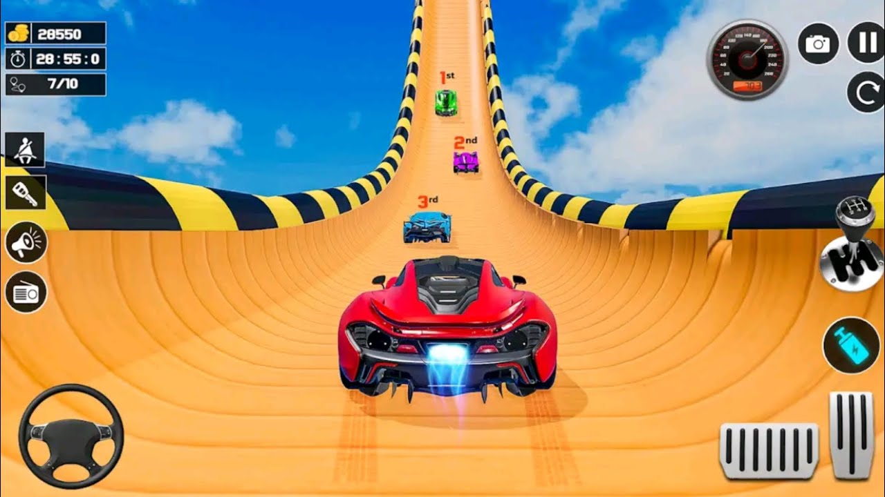 Ramp Car Racing 3D - Car Jumping Game - Android Gameplay - YouTube