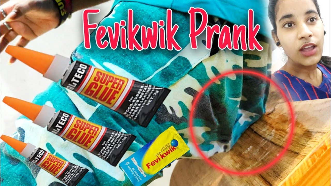 SUPER GLUE FEVIKWIK PRANK 🔥🔥🔥 PRANK WAR 😫 || MRDAGAALTY || - YouTube