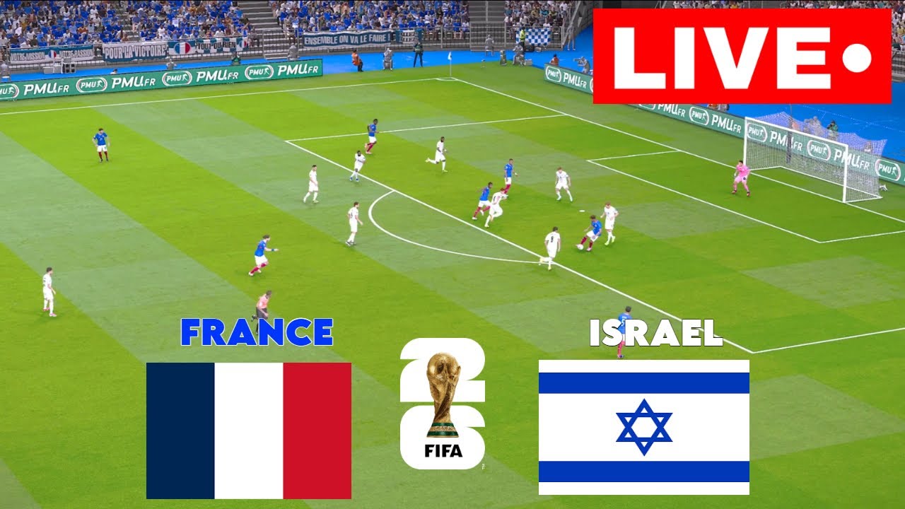 🔴LIVE : France vs Israel | UEFA Nations League A | Live Stream - YouTube