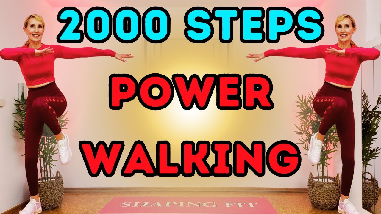 2000 Steps Power Walking Workout | Burn Calories & Get Fit Fast - YouTube