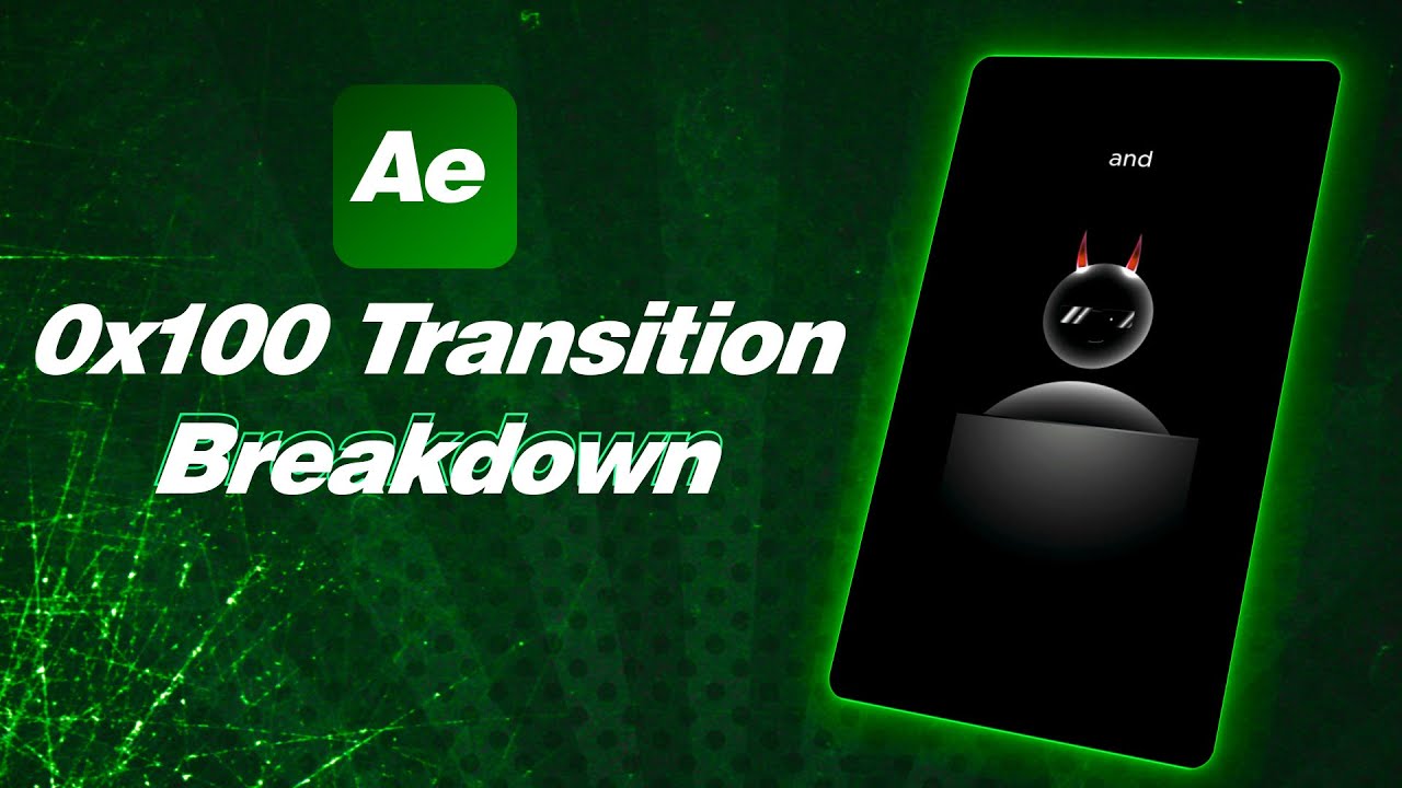 How To Create Transitions Like 0x100x - YouTube
