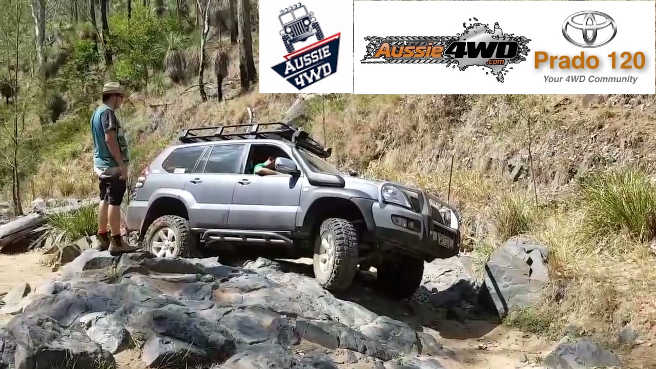 Toyota Land Cruiser Prado 120 Rock Crawling By AUSSIE - YouTube