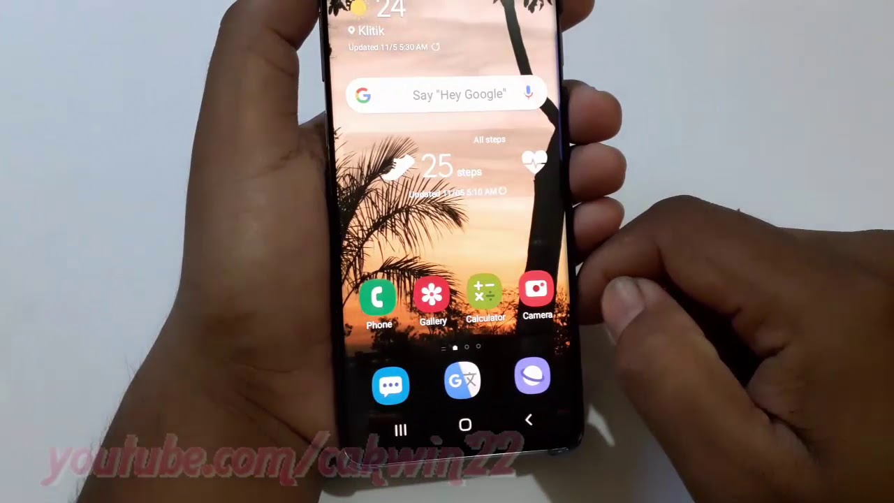 Samsung Galaxy S10 : How to adjust screen zoom (android pie) - YouTube