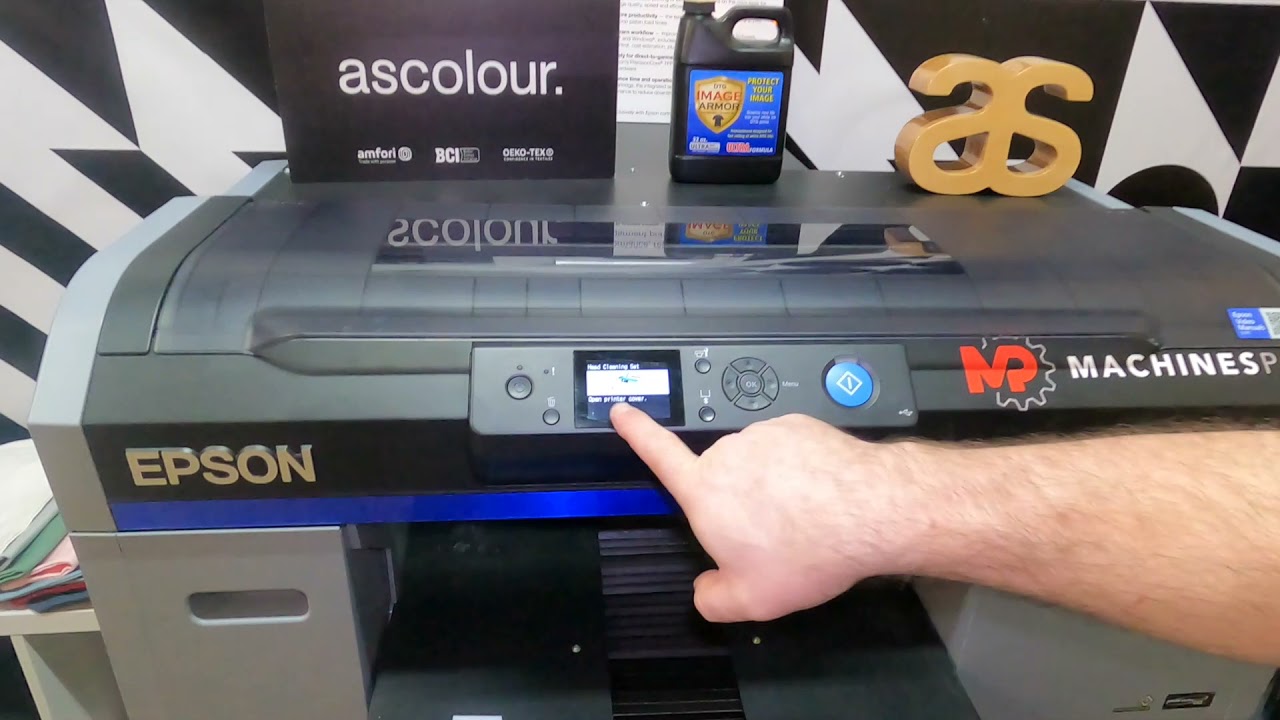 How to replace the Head Cleaning Set Epson Surecolor F2160 - YouTube
