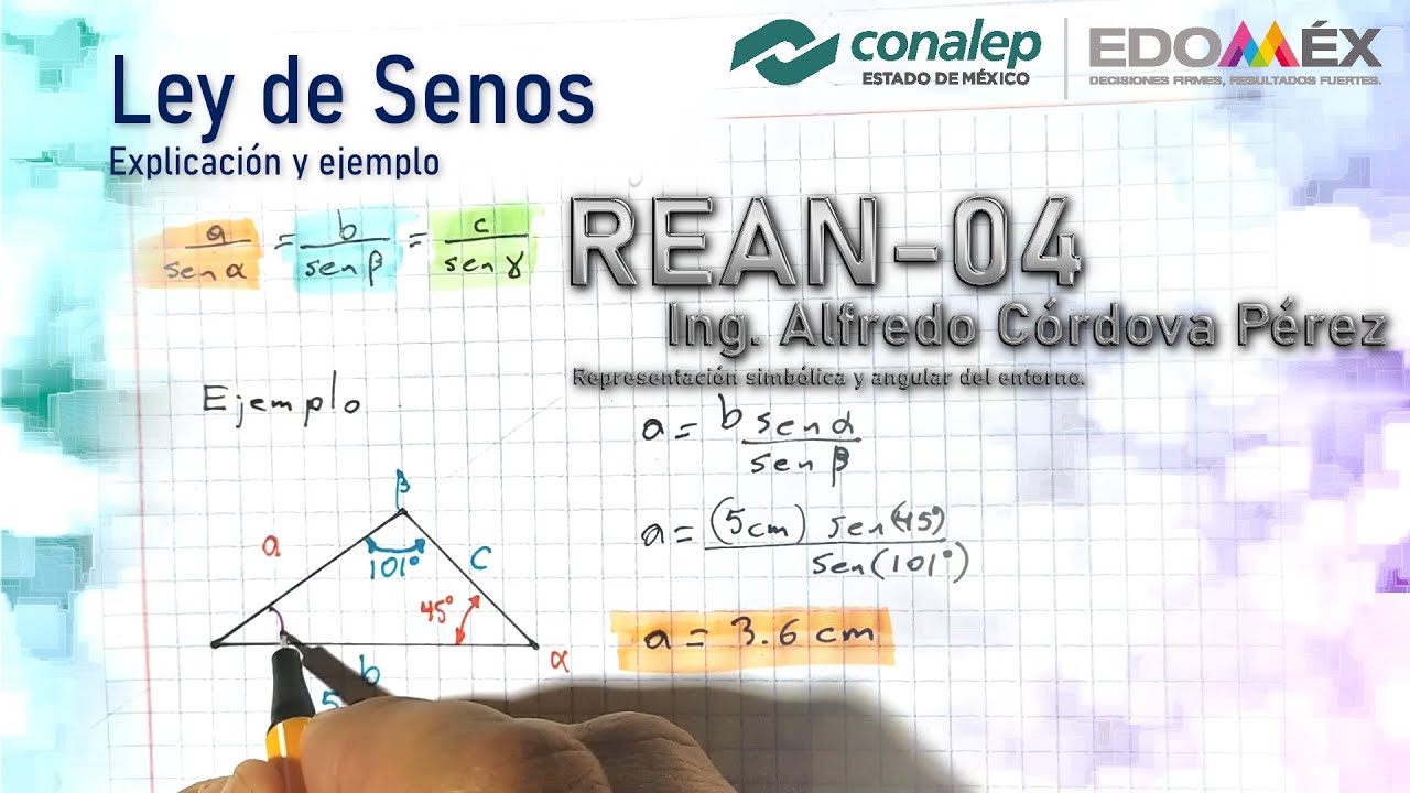 Ley de Senos - Explicación y ejemplo - YouTube