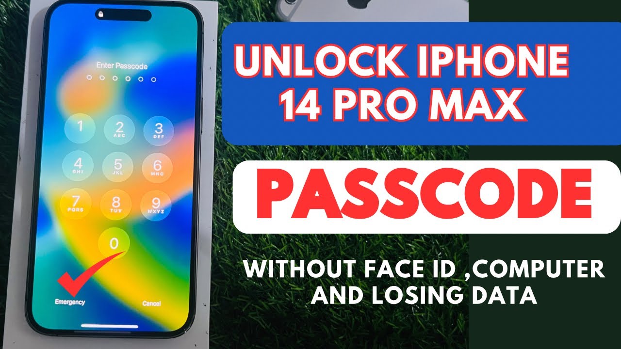 Unlock iPhone 14 pro Max screen passcode without Face ID computer And ...