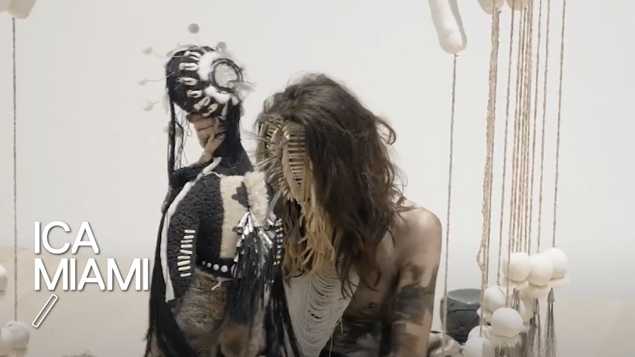 Eric-Paul Riege Weaving Dance Durational Performance - YouTube
