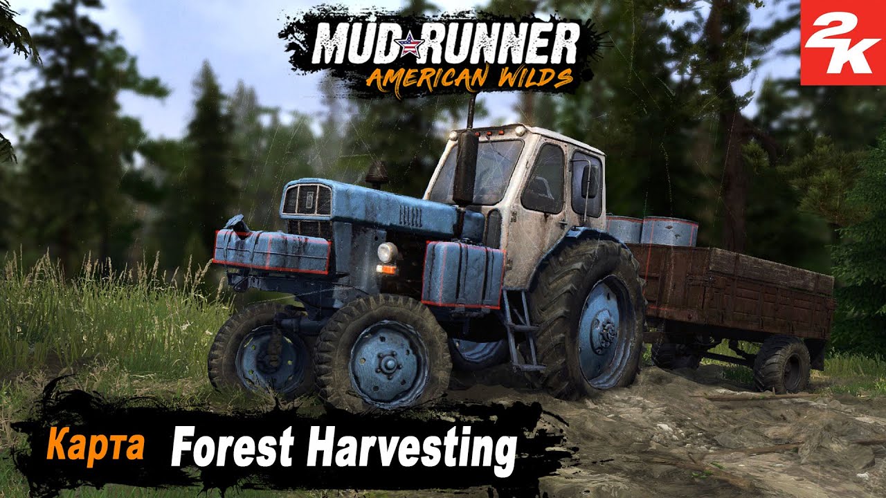 MudRunner Прохождение карты "Forest Harvesting" - YouTube