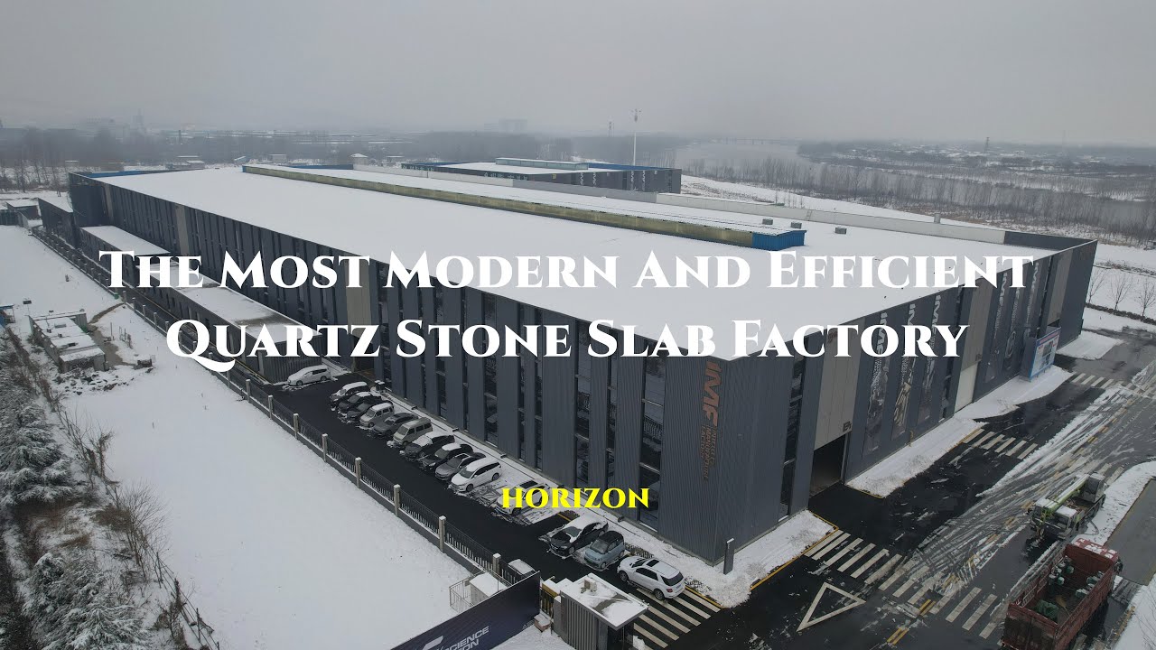 The Most Modern And Efficient Quartz Stone Best Factory - YouTube