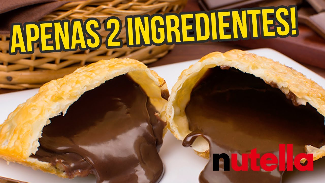 PASTEL DE NUTELLA COM APENAS 2 INGREDIENTES! (NÃO É CLICKBAIT) - YouTube