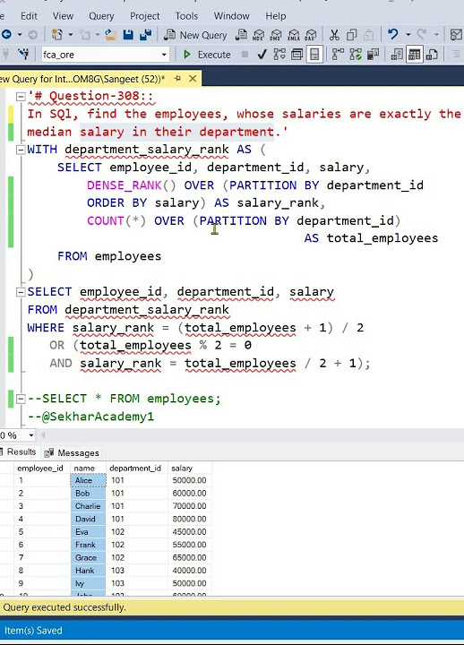Sql Interview Question 308 Shorts Ytshorts Youtubeshorts Sql Mysql Interview 0730