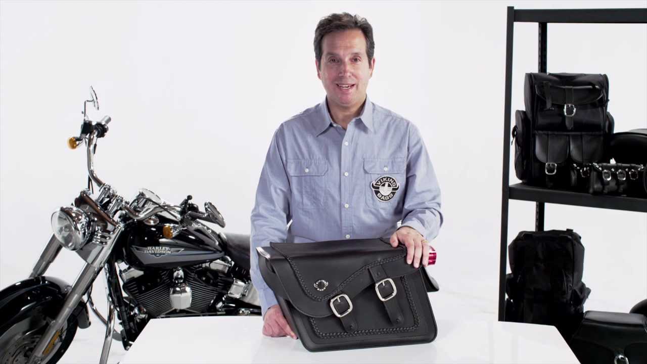 Thor Series Braided Motorcycle Saddlebags Review - vikingbags.com - YouTube