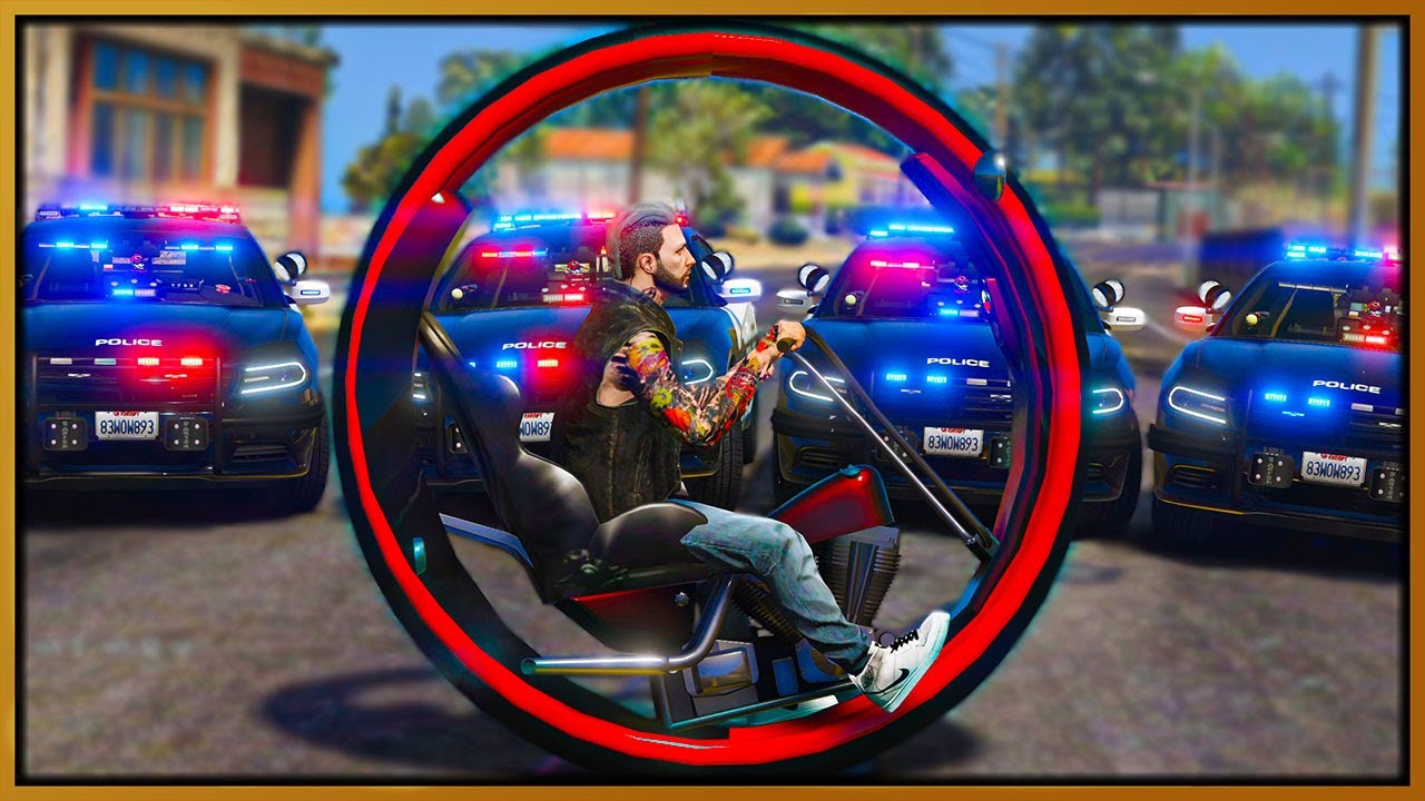 GTA 5 Roleplay - monowheel trolls cops | RedlineRP - YouTube