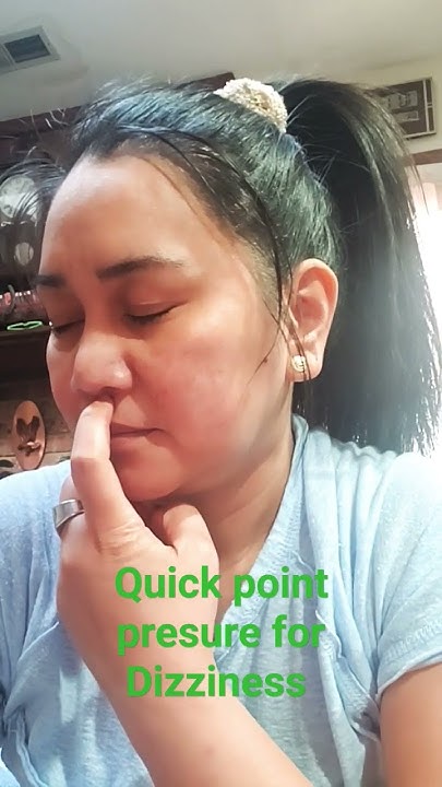 Point pressure for Dizziness - YouTube