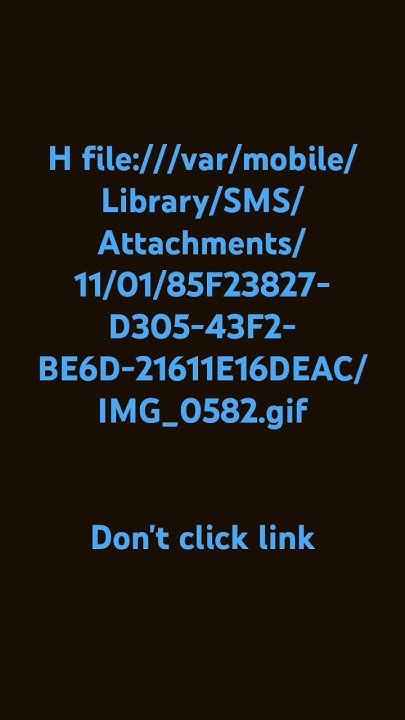 Don't copy paste the link - YouTube