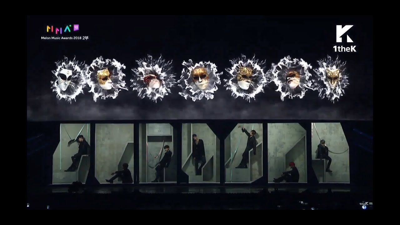 181201 BTS (방탄소년단) Melon Music Awards 2018 performance Fake Love ...
