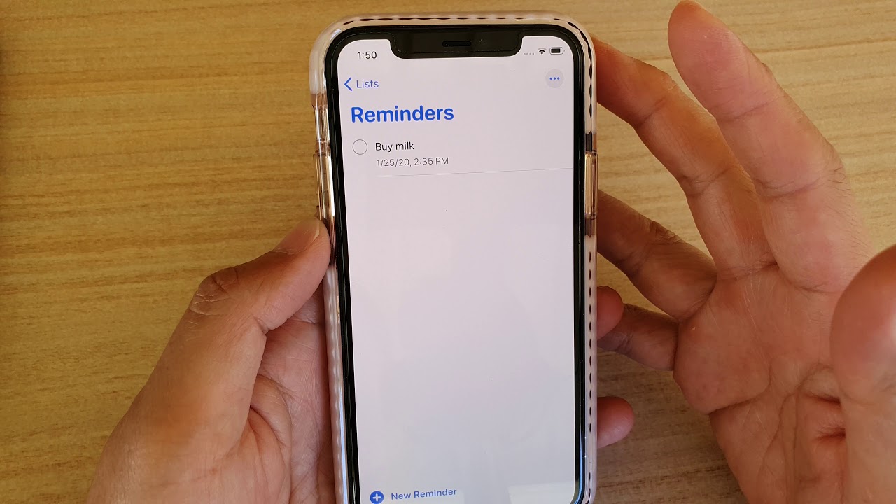 IOS 13 How To Set A Reminder Alarm On IPhone 11 Pro YouTube IOS 13 How To Set A Reminder Alarm On IPhone 11 Pro YouTube