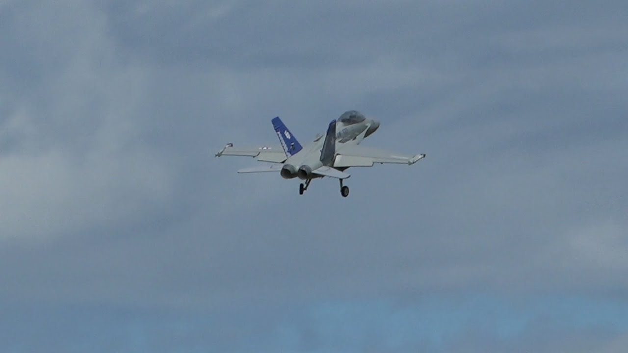 FMS F18 80mm EDF JET (2024.09.22) - YouTube