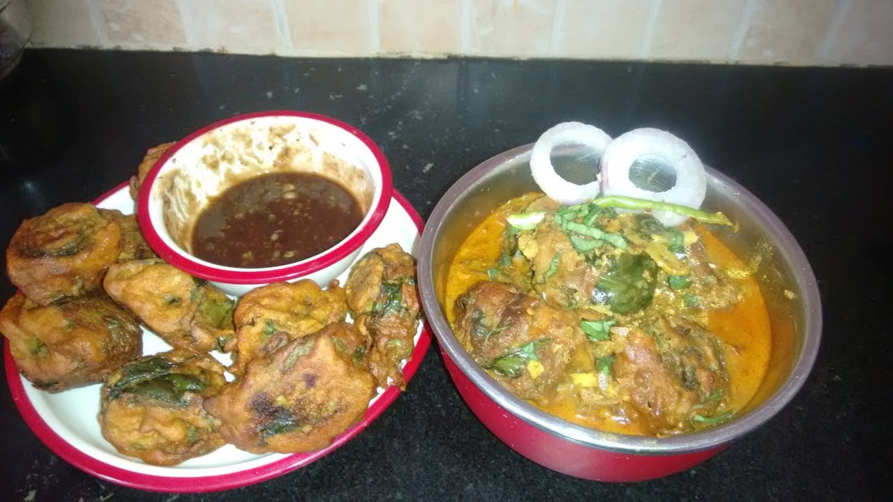 arbi ke patte ki sabzi with gravy leaf patra masala - Sarita's Kitchen ...
