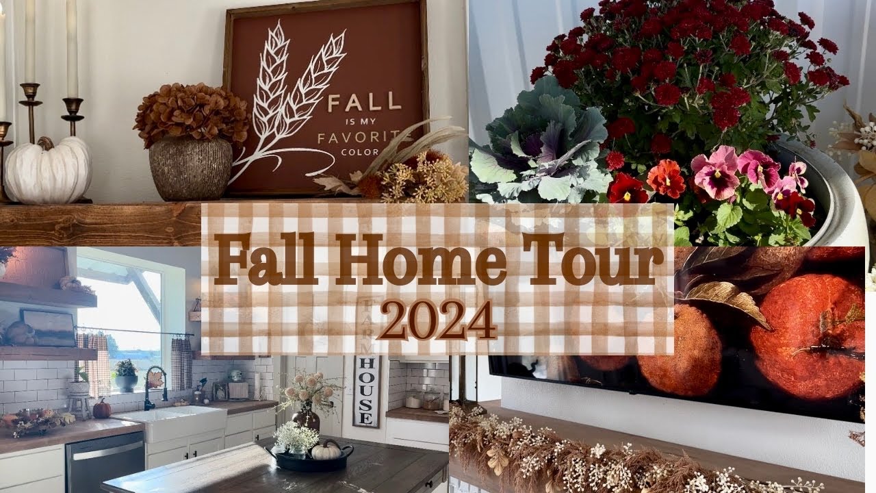 2024 🍂 Cozy Traditional Fall Home Tour 🍂 Fall Farmhouse Home Tour 🍂 ...
