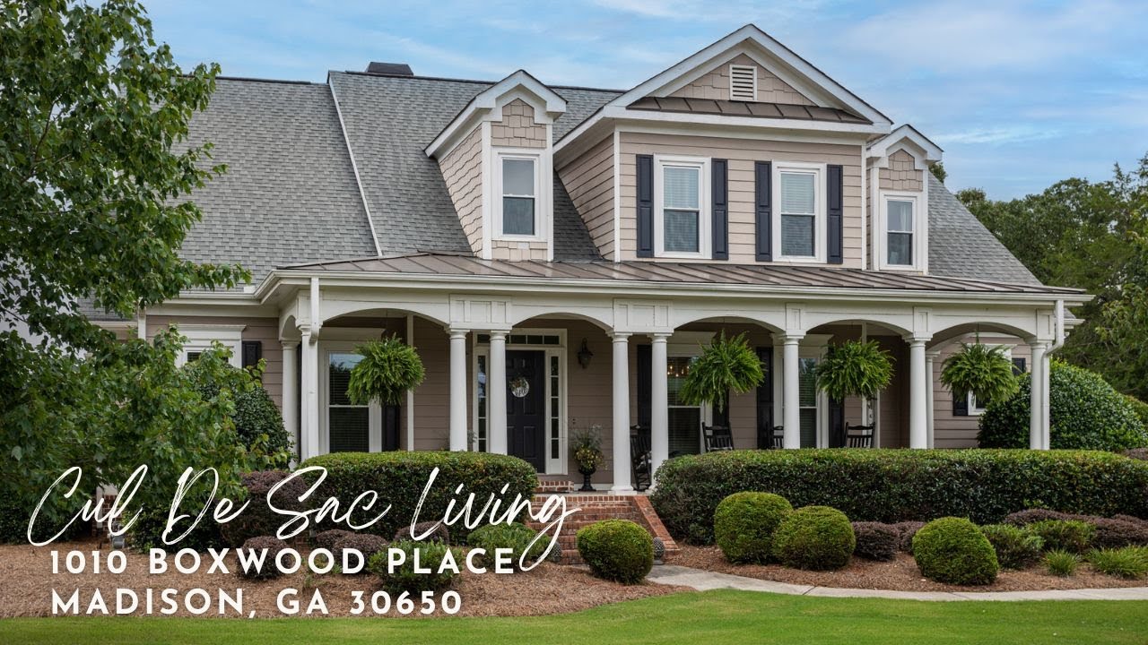 SOLD | 1010 Boxwood Place, Madison, GA - YouTube