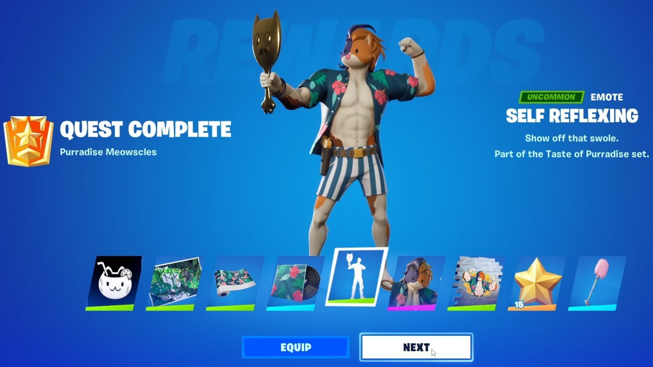 Purradise Meowscles | Fortnite - YouTube
