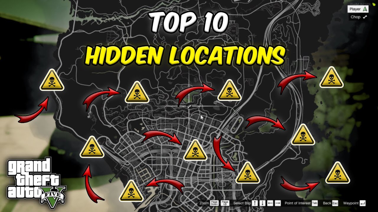 TOP 10 Secret Hidden Locations & Places 😱 in GTA 5 Rockstar Doesn’t ...