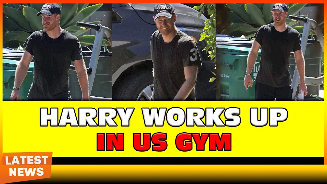 Prince Harry spotted works up sweat in Santa Barbara gym before return ...