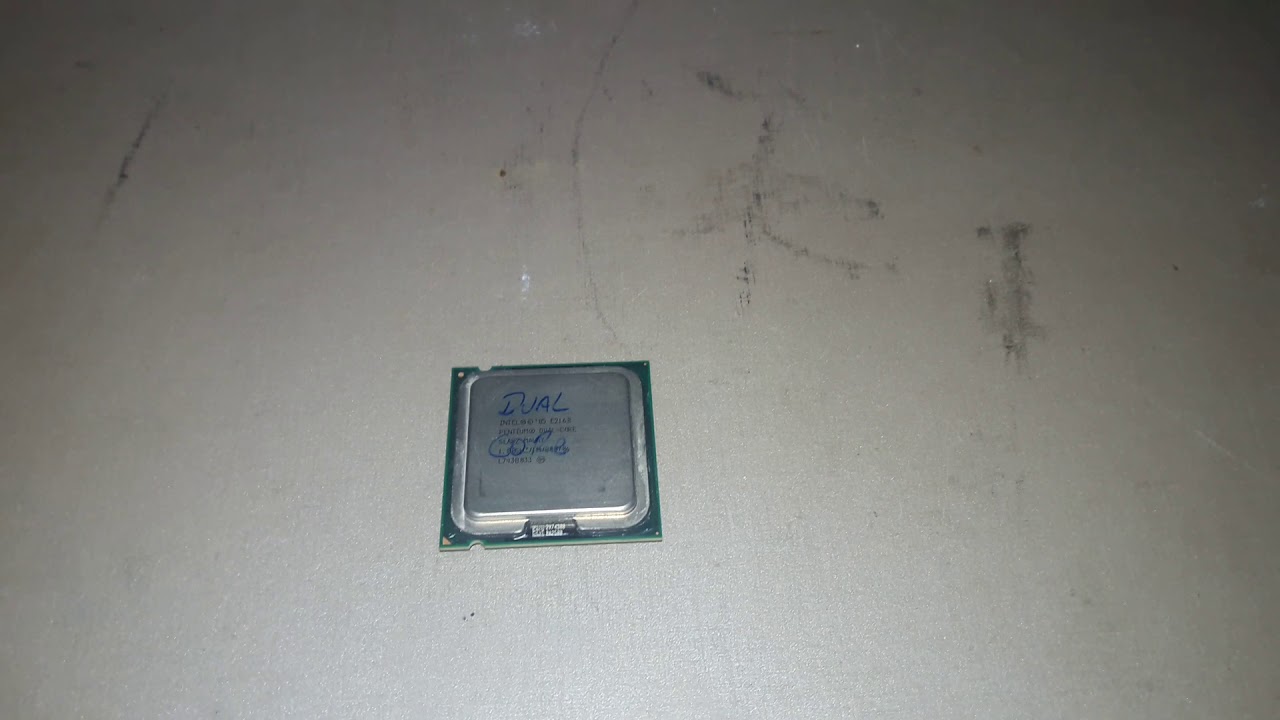 ESPECIFICAÇAO PROCESSADOR INTEL PENTIUM DUAL CORE E2160 1,80 GHZ - YouTube