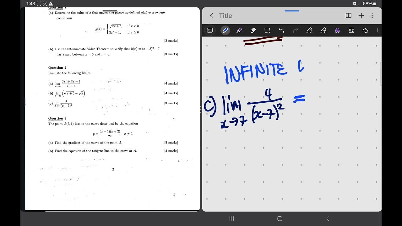 2023-24 Math 102 Test 2 - Question 2c . - YouTube