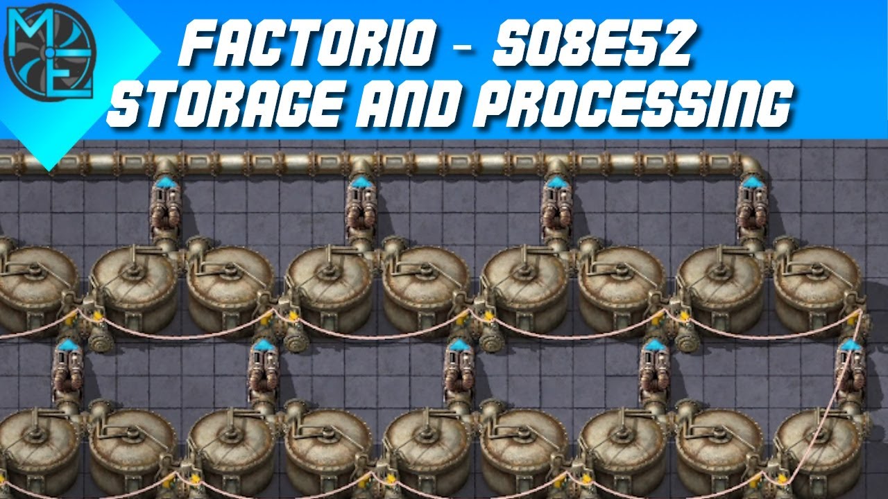 Factorio - S08E52 - Storage and Processing - YouTube