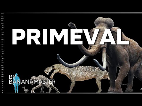 Primeval: Creatures Sizes Comparison - YouTube