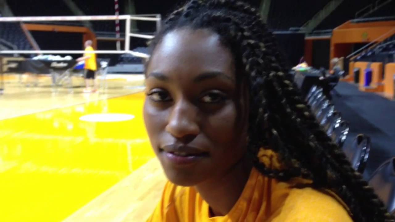 UT Volleyball player Jamie Lea previews upcoming weekend games - YouTube