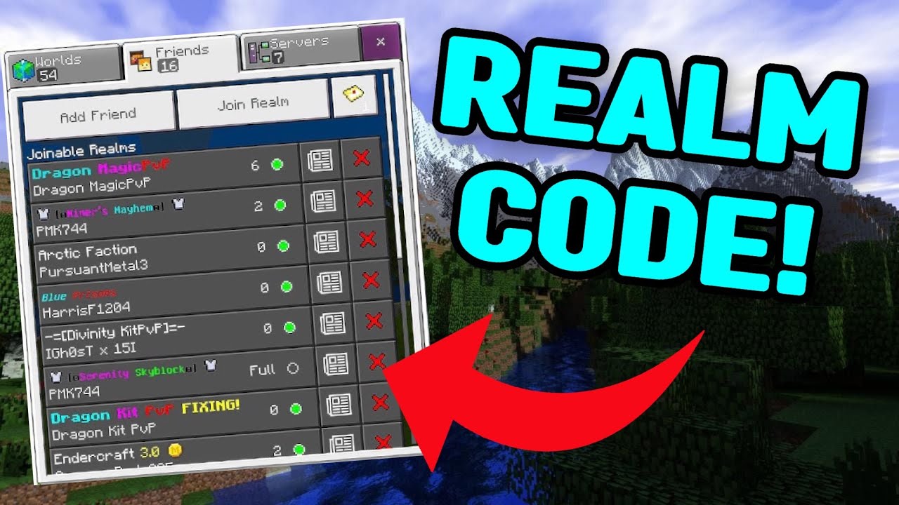 JOIN MY FREE MINECRAFT REALM *1.19* 2023 (MCPE, PS4, XBOX,PC) [CODE IN ...