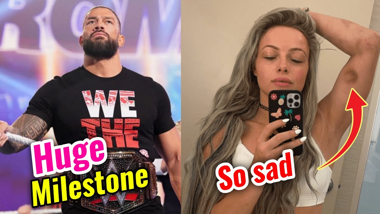 Roman Reigns New Milestone in WWE • Liv Morgan Shows Off Nasty Wounds ...