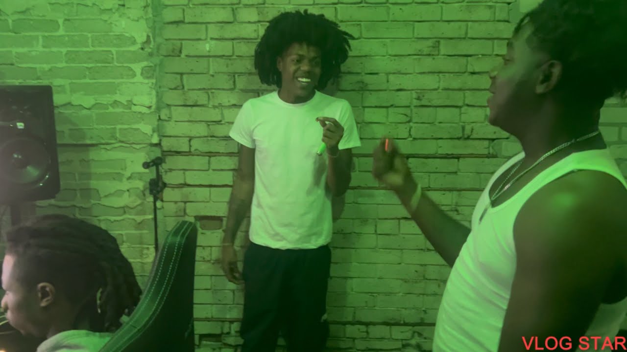 Studio Vlog with rappers( lil19shotss and Fynic.kutta) - YouTube