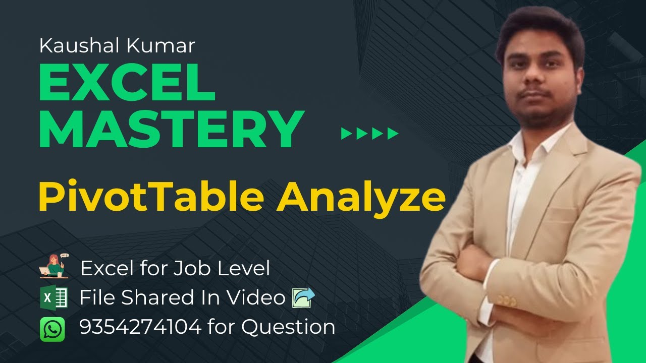Master Pivot Tables In Excel Practice File In Description ๐ Youtube